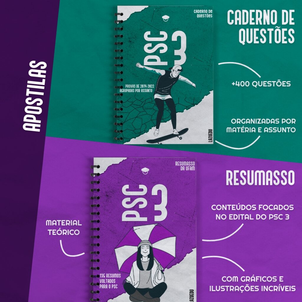 Combo PSC 3: Apostilas + Turmas Online – Lazuedu